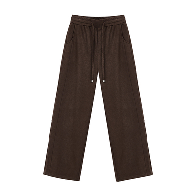 MOFAN摩凡冬新款米白休闲裤