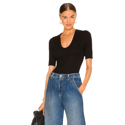 Enza Costa STRETCH 上衣休闲上衣REVOLVE新品