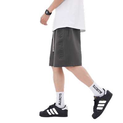 HomePanda美式钢印休闲短裤男夏