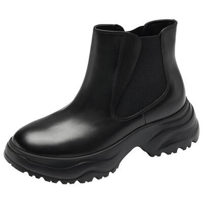 莱尔斯丹厚底增高切尔西靴女短靴