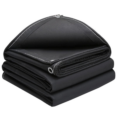 防火布雨布篷博硅胶隔热阻燃