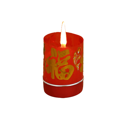 红色蜡烛酥油灯用品婚庆供佛拜佛