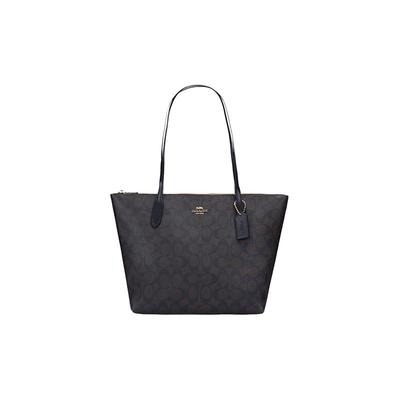 【自营】香港直邮COACH/蔻驰拉链托特包单肩包妈妈包手袋4455送礼