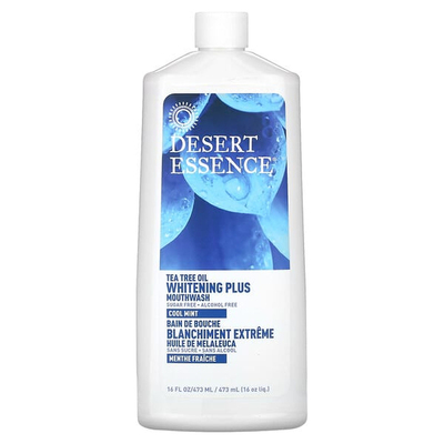 DesertEssence沙漠精华椰子油漱口水薄荷味清新口腔多重植萃牙齿