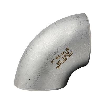 304不锈钢1D短半径焊接弯头