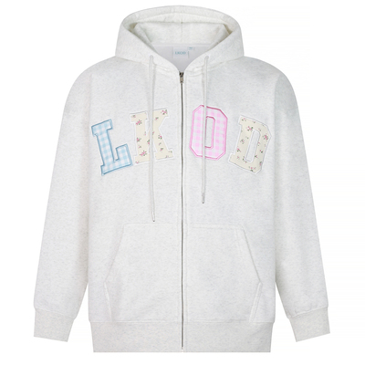 碎花加绒男女款格子卫衣