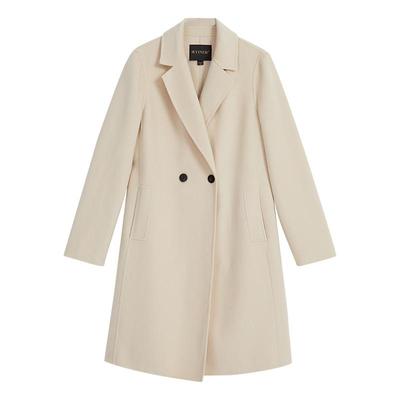 【100阿拉善山羊绒】YINER音儿冬季双面毛呢大衣外套