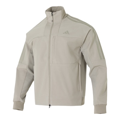 阿迪达斯外套男子2026新年款马年限定加绒保暖梭织立领夹克KR2533