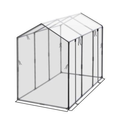 秋冬保温暖房保暖花房防风防雨大棚多功能花架可搭配防虫网防晒网