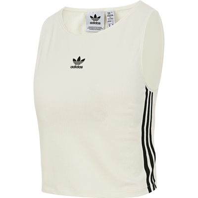 滔搏丨adidas阿迪达斯三叶草女子运动休闲无袖T恤KB6418