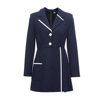 VeroModa优雅海军风连体裤子