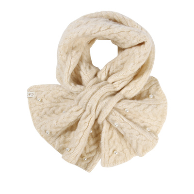 CACUSS秋冬女士含羊毛小围巾加厚