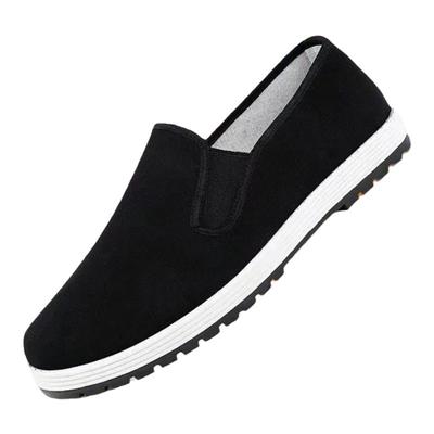 老北京布鞋男款防滑软底黑色