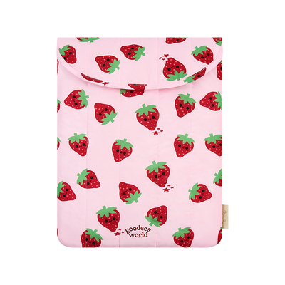 GOODBAI GOODEES 新款时尚趣味草莓印花便携电脑内胆包