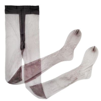 T裆隐形0D超薄带脚型丝袜