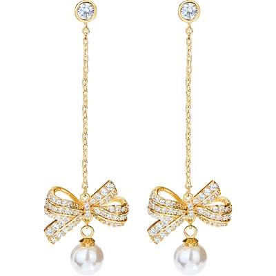 小清新风蝴蝶结流苏网红百搭耳环