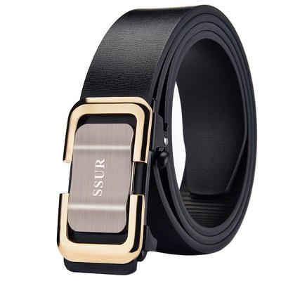 无牙自动扣潮人休闲男士时尚皮带