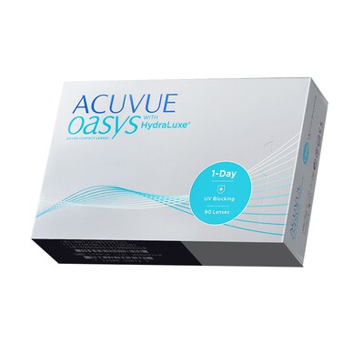 海外版强生安视优欧舒适日抛隐形眼镜acuvue硅水凝胶近视透明90片
