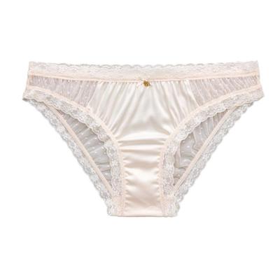 全店任选【128元5条】 68内裤女7A抑菌低腰舒适蕾丝三角裤纯棉裆