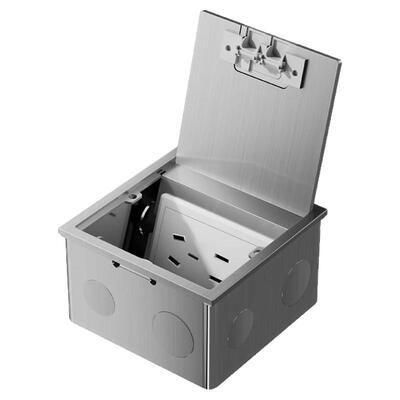 不锈钢纯平地插座隐藏式防水