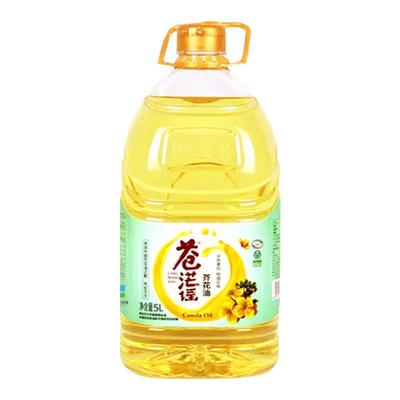 苍茫谣芥花油国企出品非转基因食用油低芥酸菜籽油5L装*2物理压榨