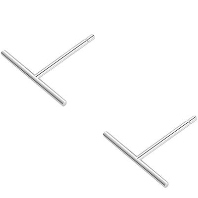 正品足银日韩女免摘耳钉