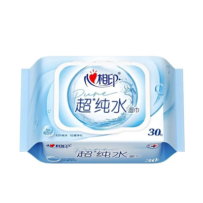 心相印超纯水湿纸巾家庭实惠加厚大包清洁家用婴儿湿巾宿舍推荐