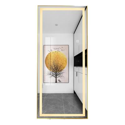 众想轻奢风铝框智能服装店镜子