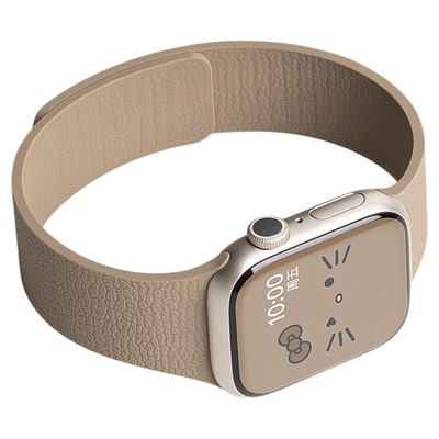 适用苹果手表磁吸硅胶表带iwatch