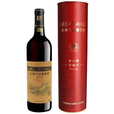 中粮长城特酿6圆筒礼盒干红1瓶