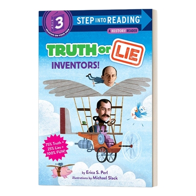 英文原版 Step into Reading 3 Truth Or Lie Inventors 真或假 发明家 英文版 进口英语原版书籍