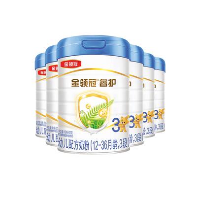 伊利金领冠睿护3段牛奶粉800g*6