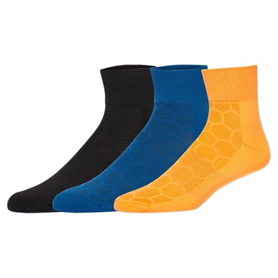 田径精英亚瑟士Asics男女训练透气防滑耐磨比赛运动跑步袜三双装