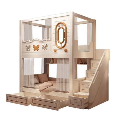 高低床上下同宽高架床姐弟床