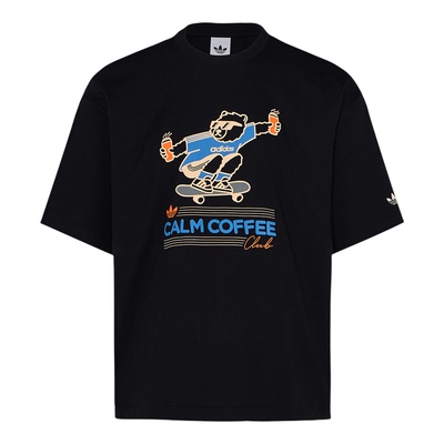 Adidas/阿迪达斯正品三叶草GFXT-SHIRTS新款经典短袖T恤KY5739