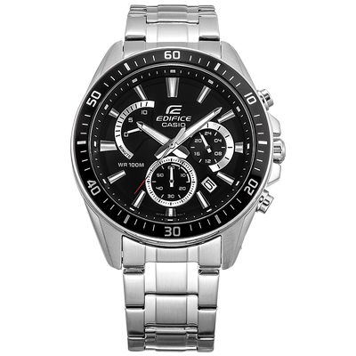 卡西欧EFR-552D简约三眼商务男表