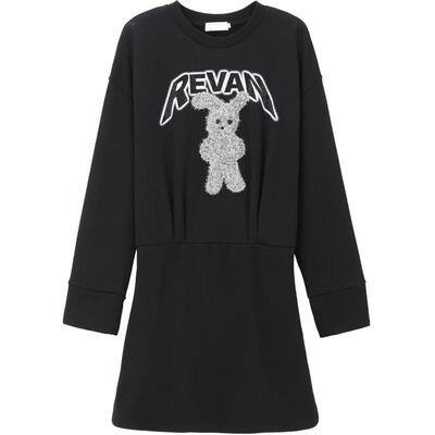 revan甜酷风卫衣连衣裙