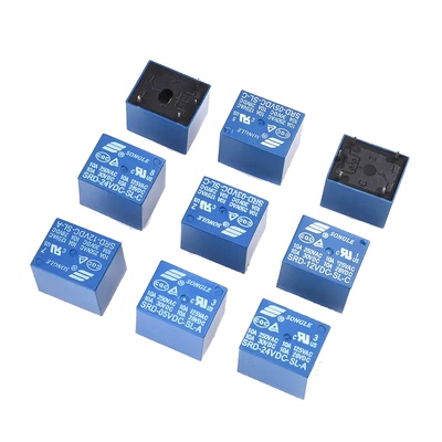 松乐继电器蓝色SRD-03V