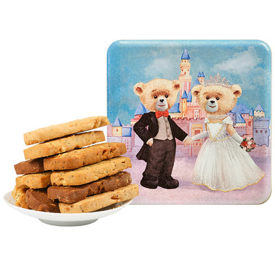 香港珍妮曲奇聪明小熊饼干八味