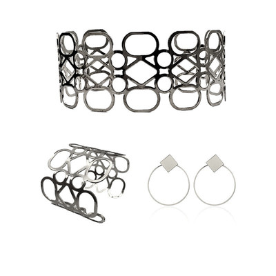 2021开口手镯女New Fashion Punk Stretch Snake Bracelet women