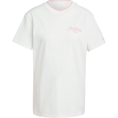 Adidas/阿迪达斯正品三叶草女士运动宽松短袖圆领T恤IX3554