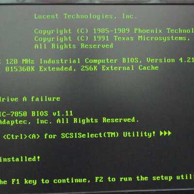Lucent PCA AT&T-CC 407515204 P5 75-120MHz P5120C PN 23372 Re