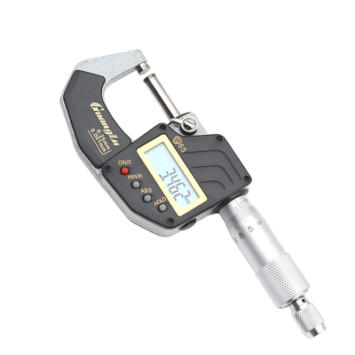 广陆IP65数显外径千分尺防水防油