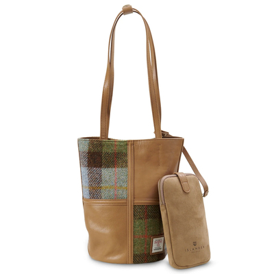 英国Islander通勤水桶包单肩包