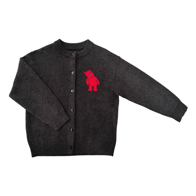 【张占占IP联名】Qimoo淇木26春季新款童装针织开衫QWM1NC536Z