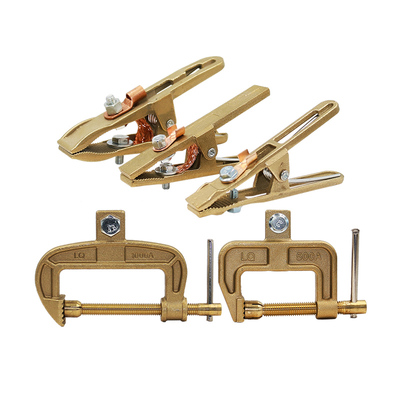 全铜地线夹电气保焊机接地夹子