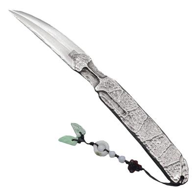 龙泉江龙高档银白大马士革茶刀