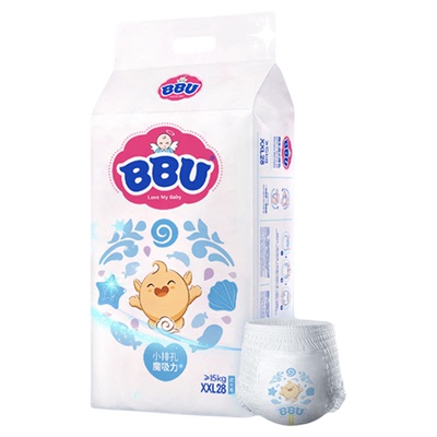 吸力成长裤BBU超薄透气