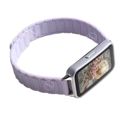 适用华为手环10表带9手表8荣耀10张婧仪同款运动硅胶7腕表带新款watch九十代磁吸表链智能秋冬nfc女士配件男