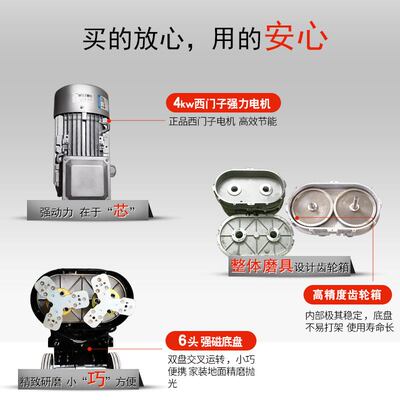 厂家直销GL5506地坪研磨机大理石材打磨机瓷砖水泥地面翻新抛光机